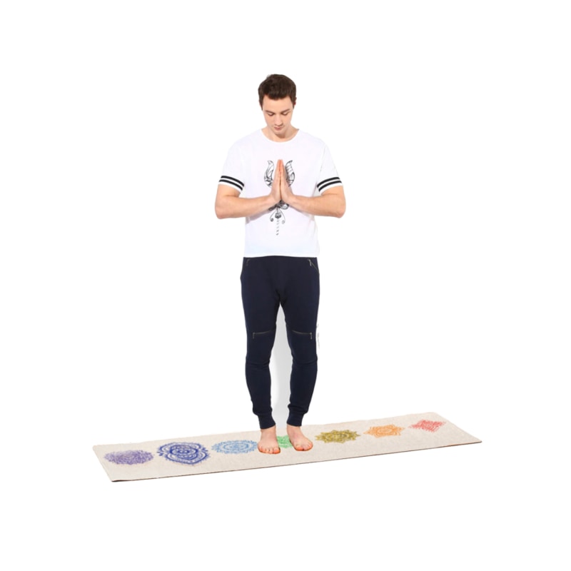 Hemp Yoga Mat - Chakra | Shakti Warrior | Wolf & Badger