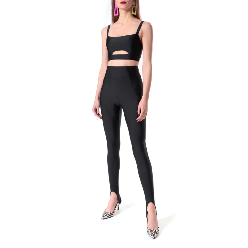 Gia Background Black Pants | AGGI by HALEWSKI | Wolf & Badger