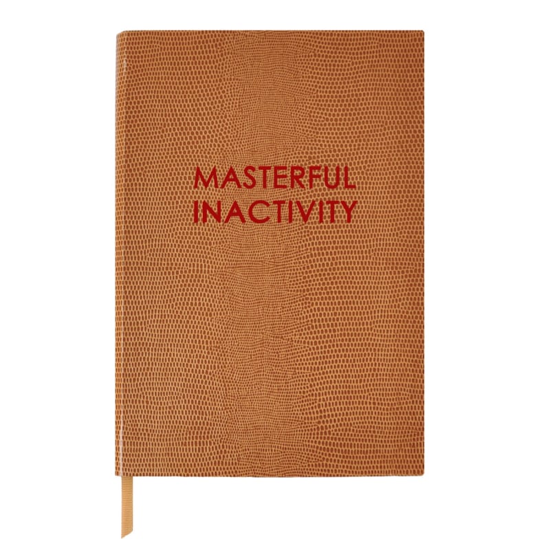 Masterful Inactivity Small Notebook | Sloane Stationery | Wolf & Badger