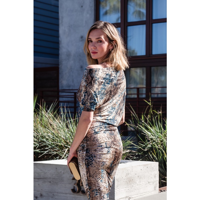 Indigo Viper Angle Dress | Jennafer Grace | Wolf & Badger