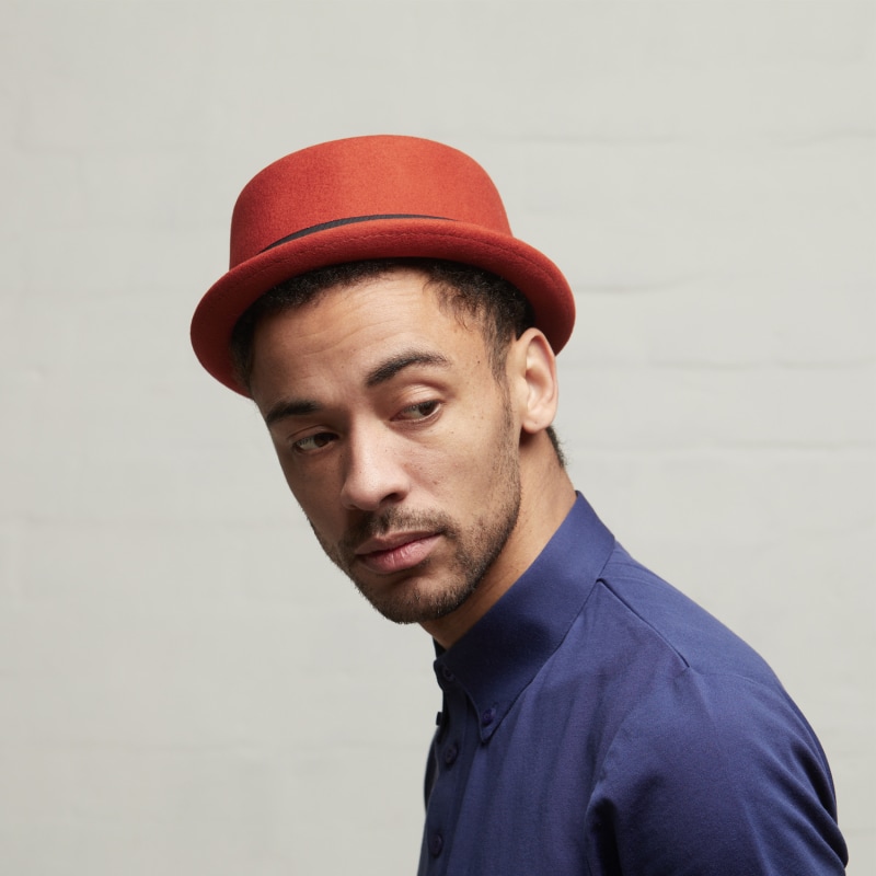 Jack Terra Felt Skimpy Brim Short Brim Rude Boy Mod Style Porkpie Hat ...