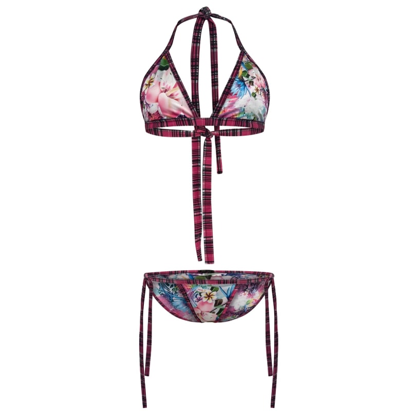 Kelly Reversible Plaid Triangle Bikini | Maui X Lolita | Wolf & Badger