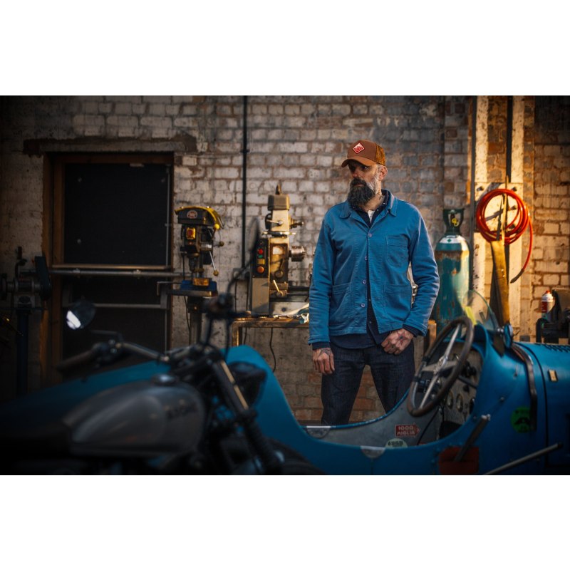 &Sons Blue Bolt Chore Jacket | &SONS Trading Co | Wolf & Badger