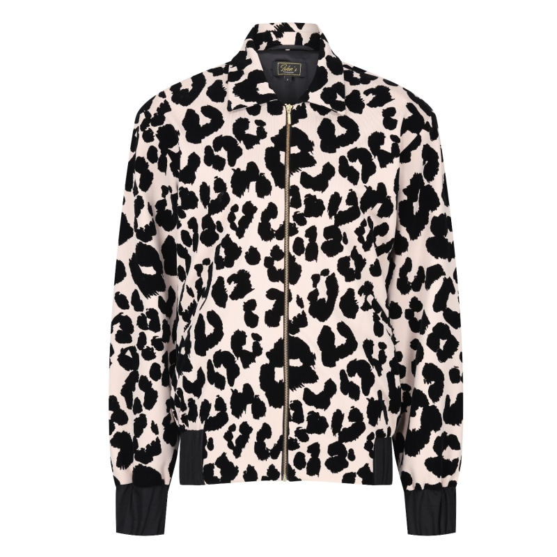 Leopard Velvet Bomber Jacket | Isha's Timeless | Wolf & Badger
