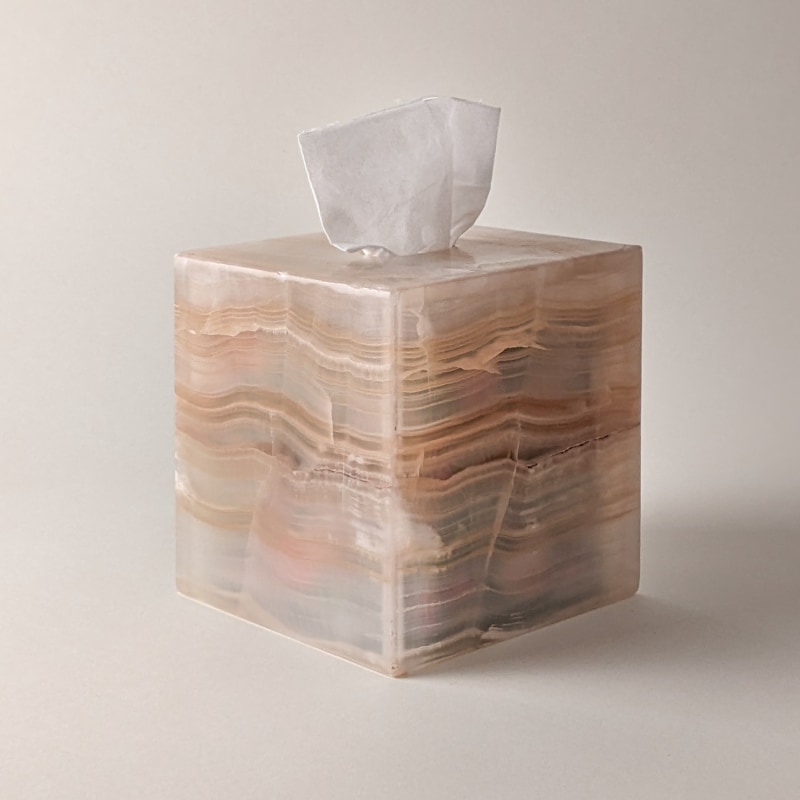 Less Is More Tissue Box - Amber Onyx | And Jacob | Wolf & Badger