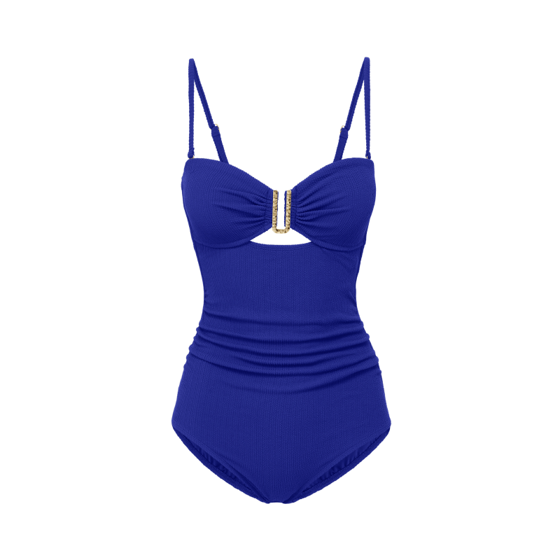 Lisa Embellished One Piece In Iris Texture | Change of Scenery | Wolf ...