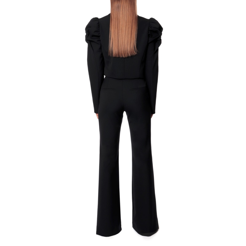 Naya Moonless Night Short Blazer With Puffed Sleeves | AGGI by HALEWSKI ...