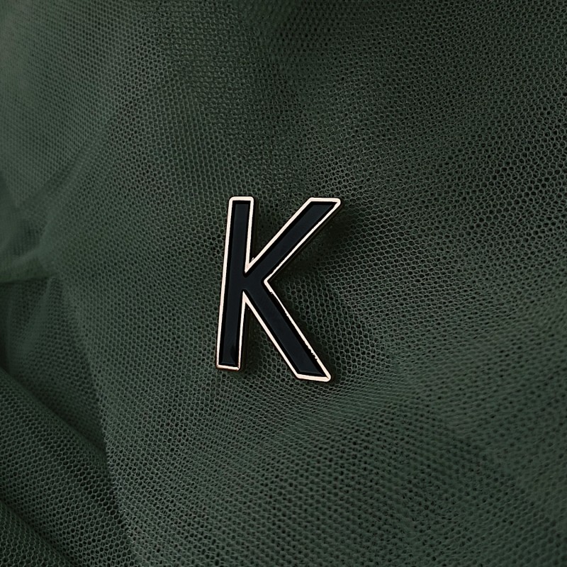 Enamel Letter K Pin | Make Heads Turn | Wolf & Badger