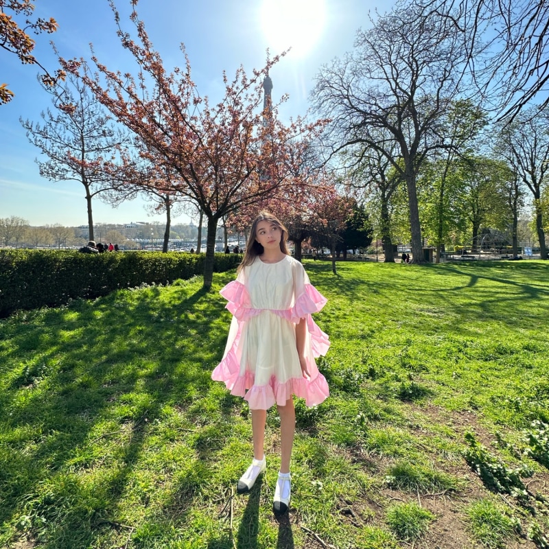 Otherworldly A Ruffle Cape Dress | MADELEINE SIMON STUDIO | Wolf & Badger
