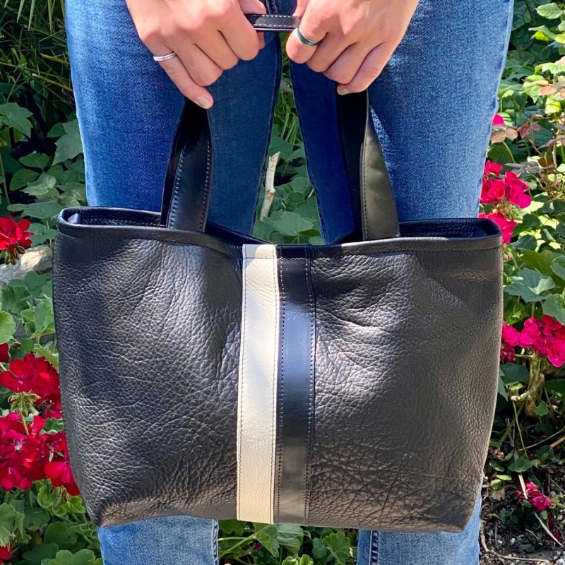 Kim Tote Crossbody Bag In Black | Lynn Tallerico | Wolf & Badger