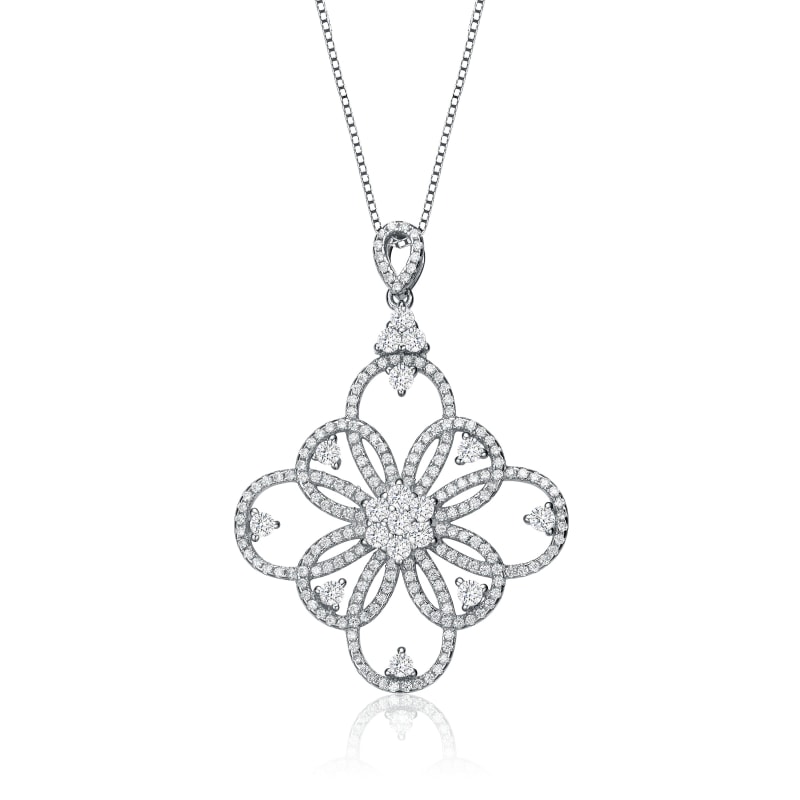 Palais Fenêtre Pendant Necklace | Genevive Jewelry | Wolf & Badger