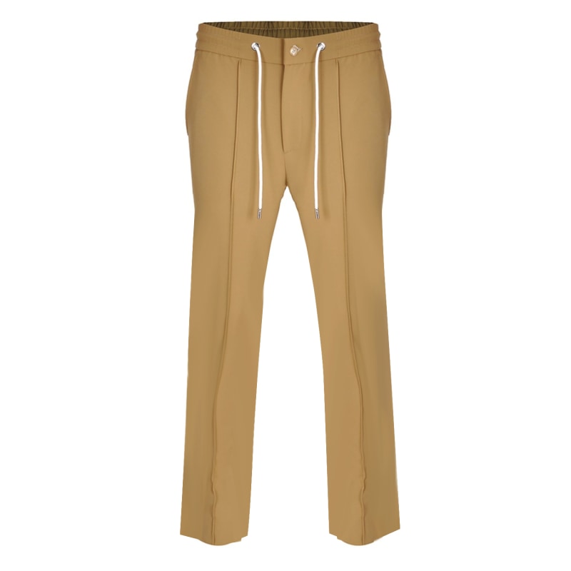 Plain Loose Fit Drawstrings Trouser – Biege | DAVID WEJ | Wolf & Badger