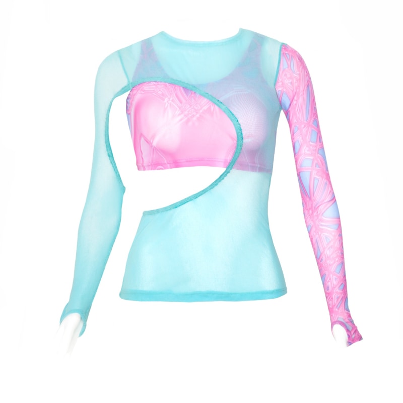 Plastic Victorian Mesh Top | Paloma Lira | Wolf & Badger