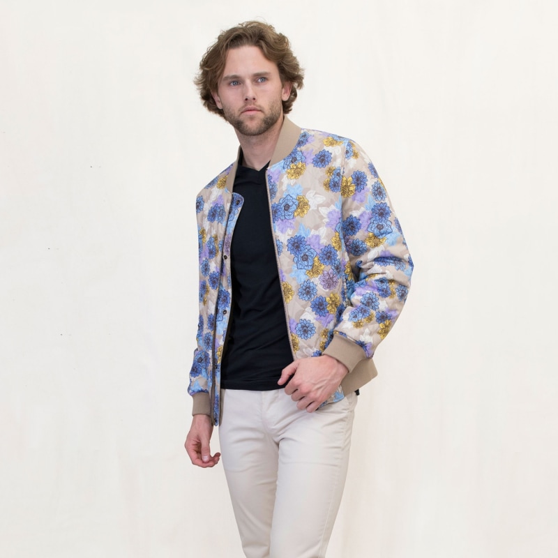 Ron Reversible Jacket - Sand | Lords of Harlech | Wolf & Badger