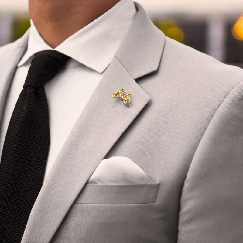 Lifecycle Gold Lapel Pin | Tom Astin | Wolf & Badger