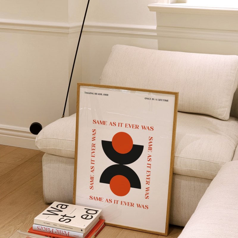 Same As It Ever Was Talking Heads 1980'S Music Retro GicléE Art Print ...