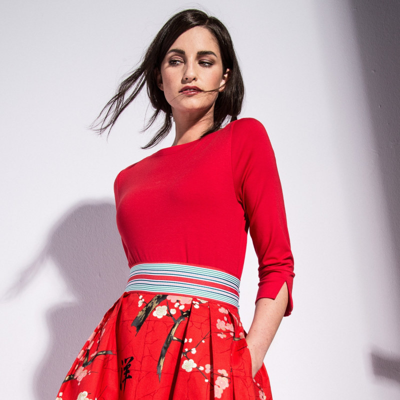 Anna Top Red | Marianna Déri | Wolf & Badger