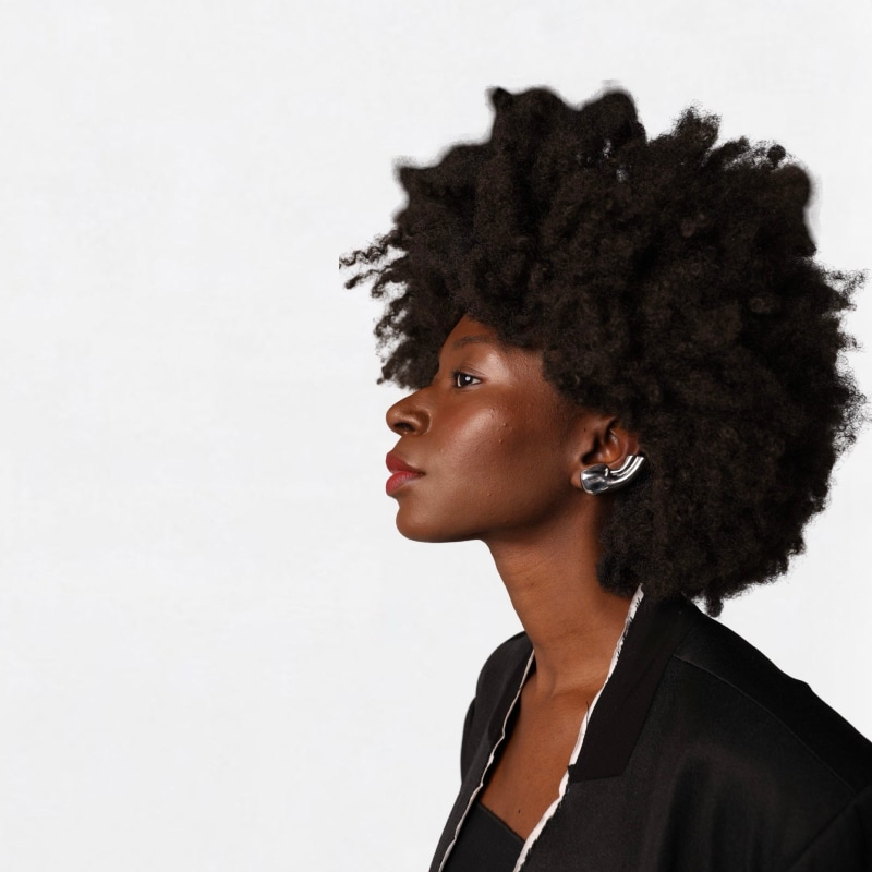 Silver Ear Cuff Earring One Piece | London Atelier Byproduct | Wolf ...