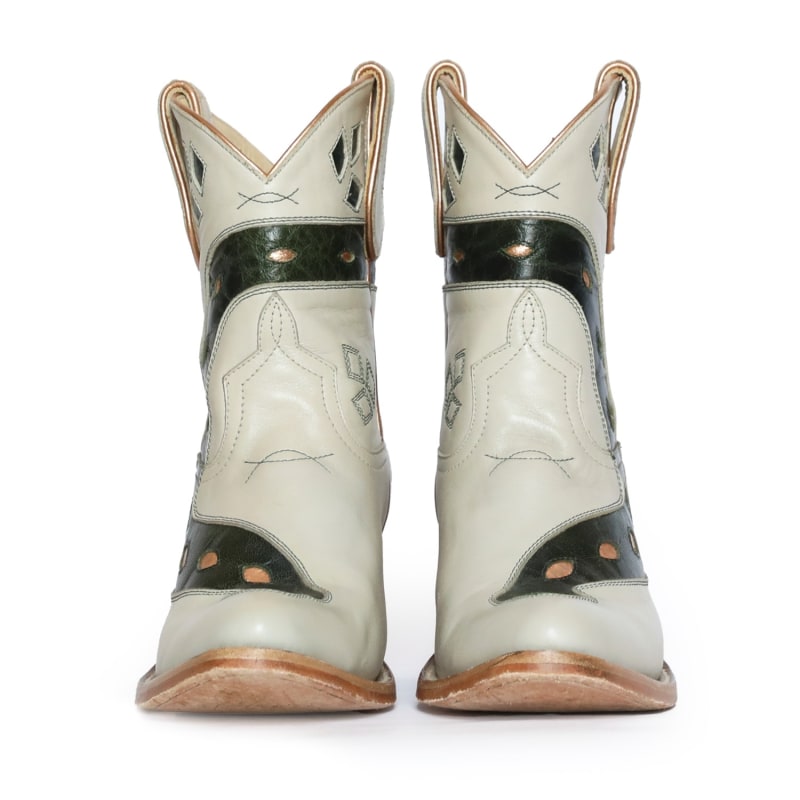 Sneaky Snake Cream Cowboy Boots | Fraulein Boot Company | Wolf & Badger