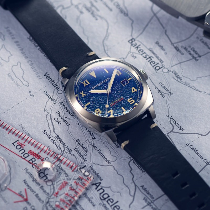 Spinnaker Hull California Men's Automatic Cobalt Blue Watch | Spinnaker ...