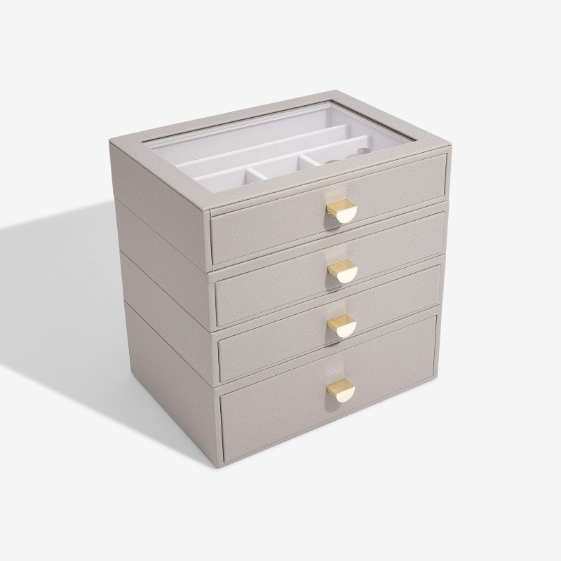 Stackers Classic Taupe Set Of Four Drawers | Stackers | Wolf & Badger