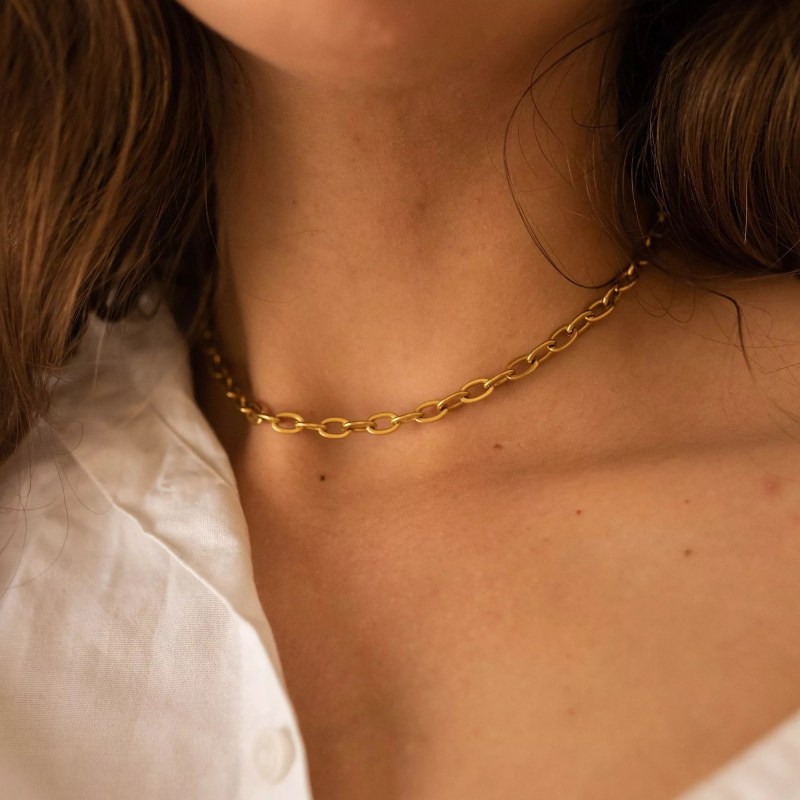 Thick Gold Chain Necklace | Elk & Bloom | Wolf & Badger