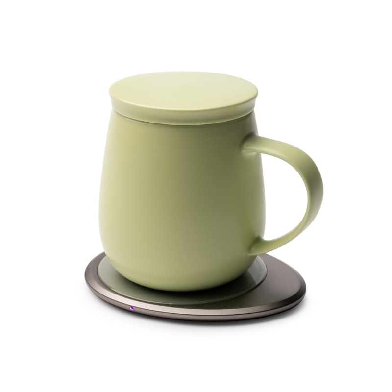 Ui Ceramic Self-Heating Mug - Verde Green | OHOM | Wolf & Badger