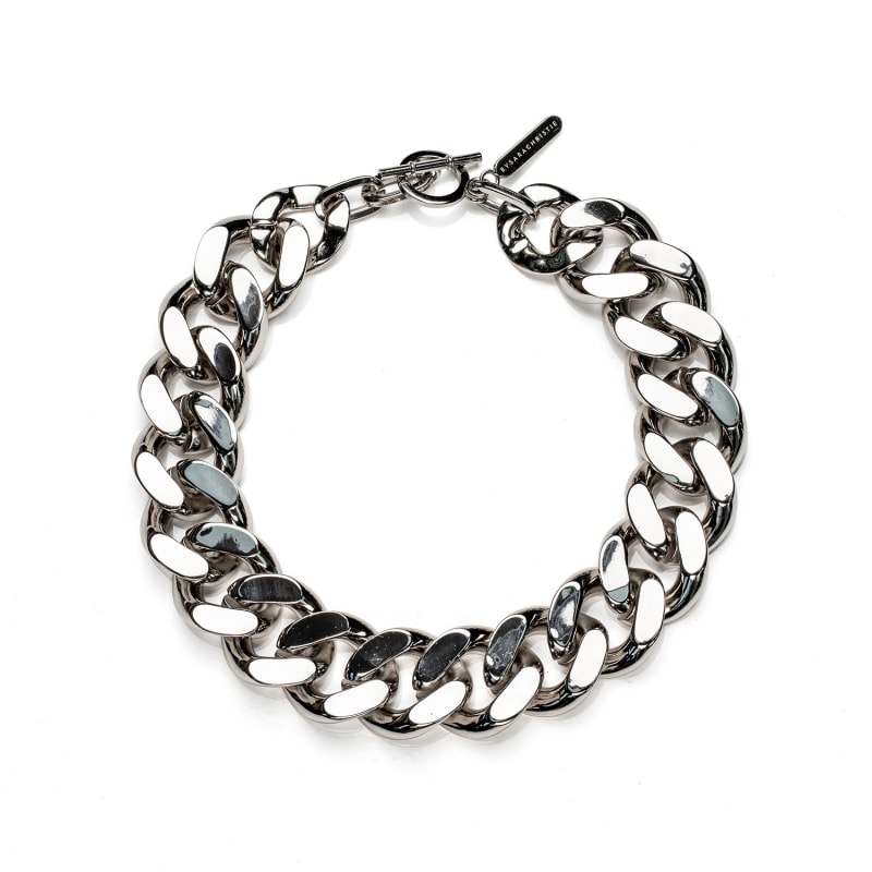 The Boss Chain Necklace - Silver | BYSARACHRISTIE | Wolf & Badger
