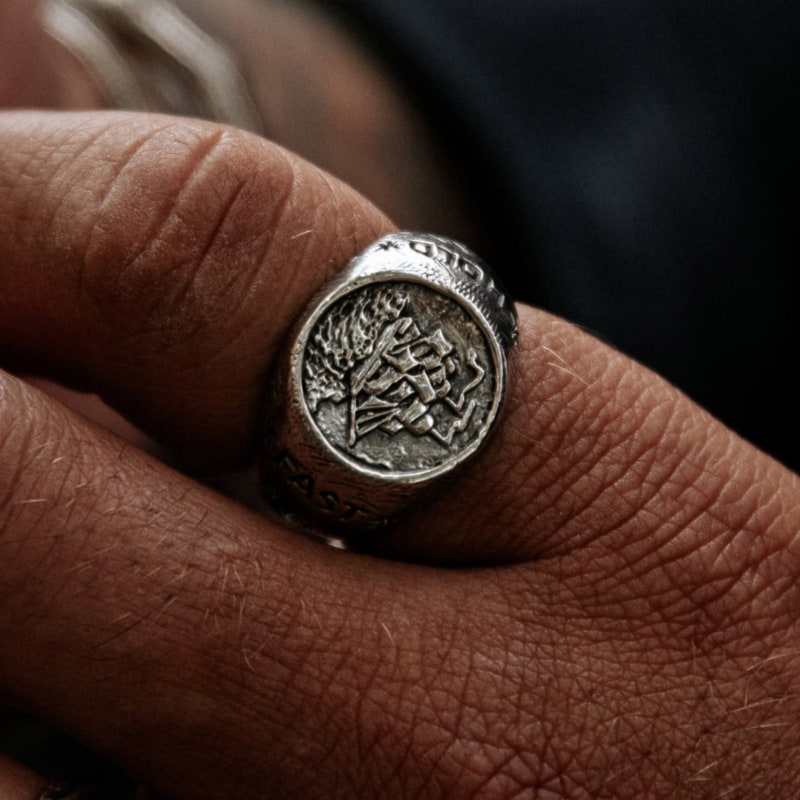 Hold Fast Ring | Haze & Glory | Wolf & Badger