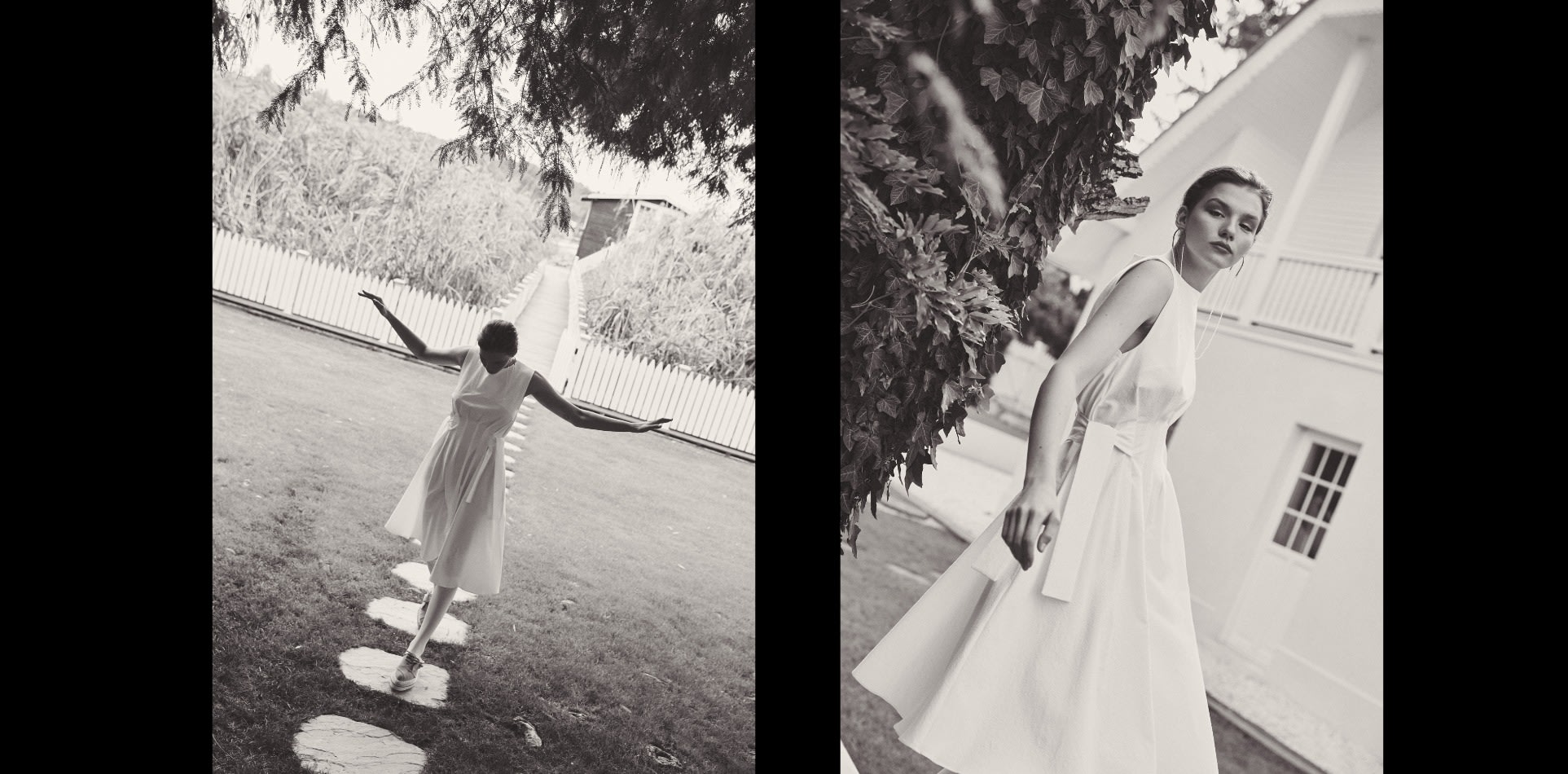 Long Cloche Skirt With High Waist Made Of Violet Tana Lawn Cotton ...