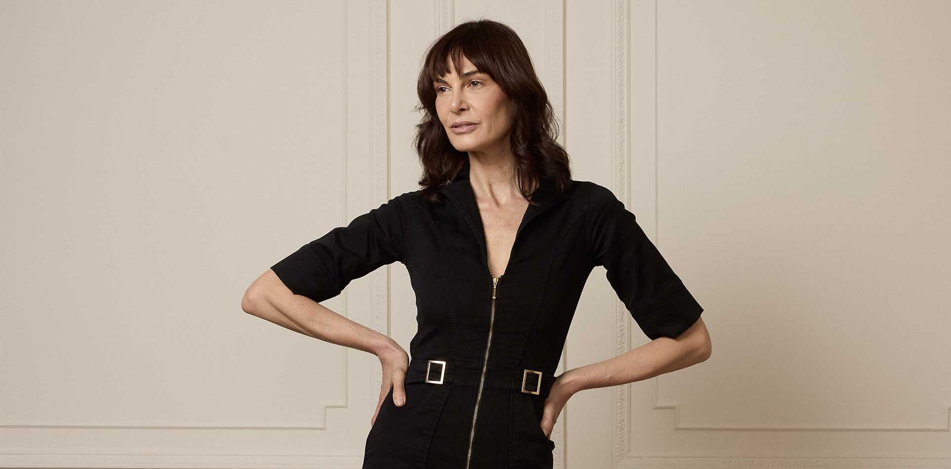 Minnie The High Top Full Length Wide Leg Flared Jeans - Moonlit Morning ...