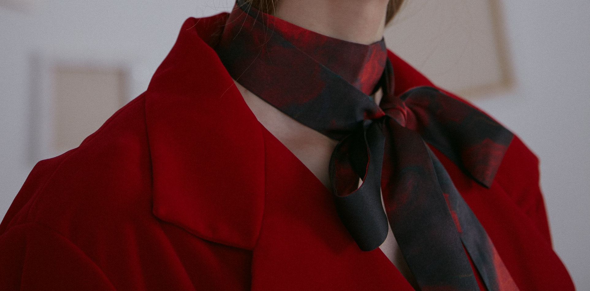 "The Dreamer" Bandana Silk Scarf | Lost Pattern NYC | Wolf & Badger