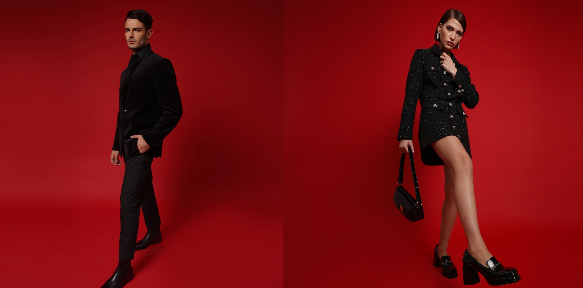 Teona Black Leather Men's Daily Shoe | ILVI | Wolf & Badger