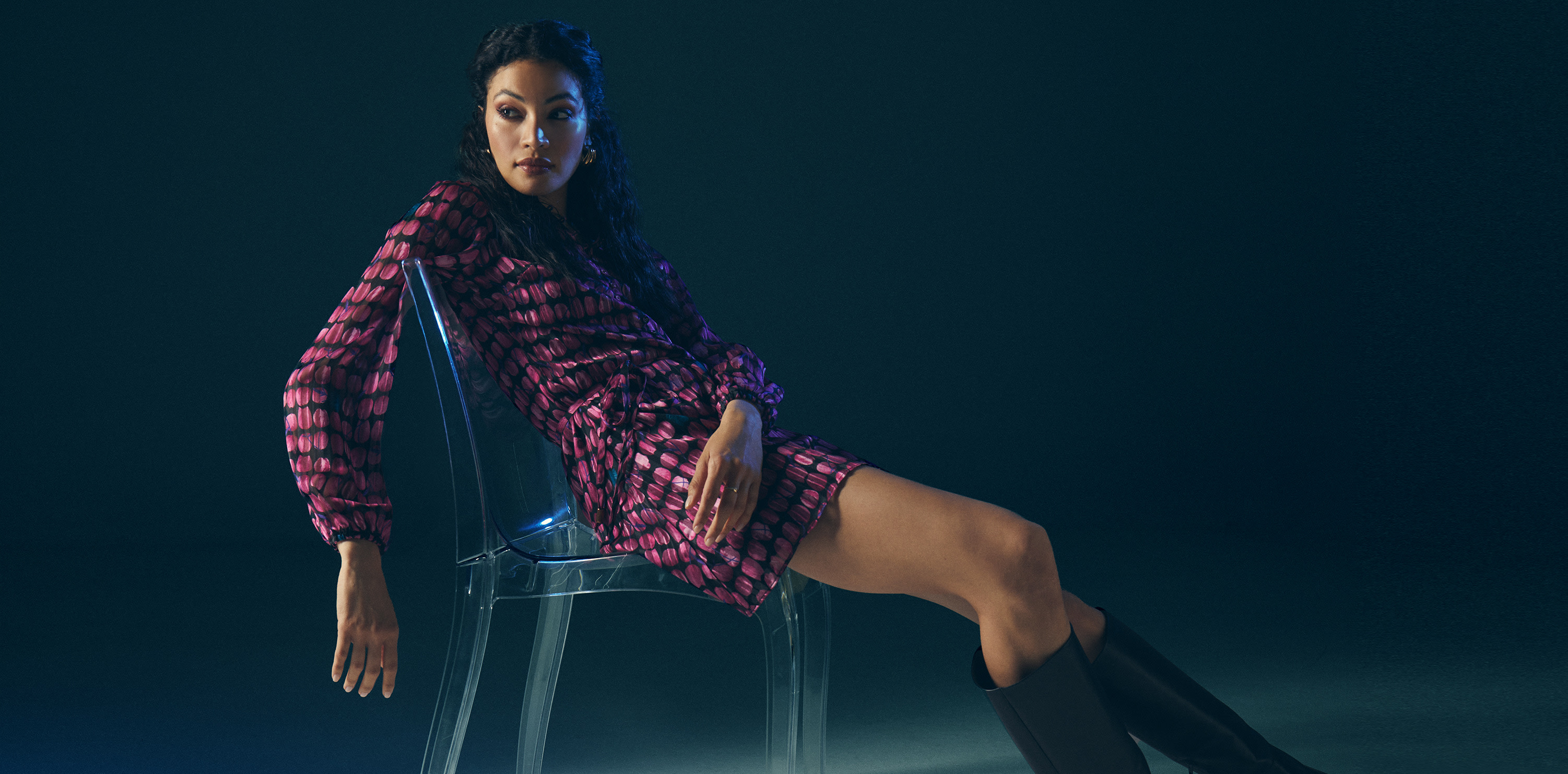 Ornamental Long Dress | NIZA | Wolf & Badger