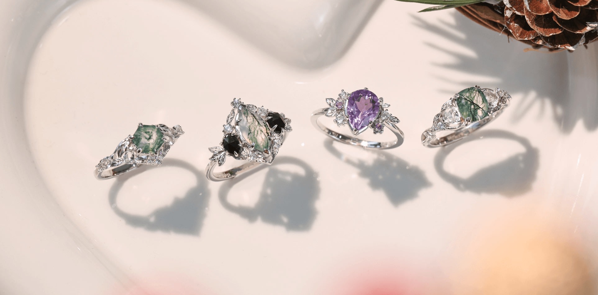 Crest Band Yellow Gold Vermeil | Azura Jewelry New York | Wolf & Badger