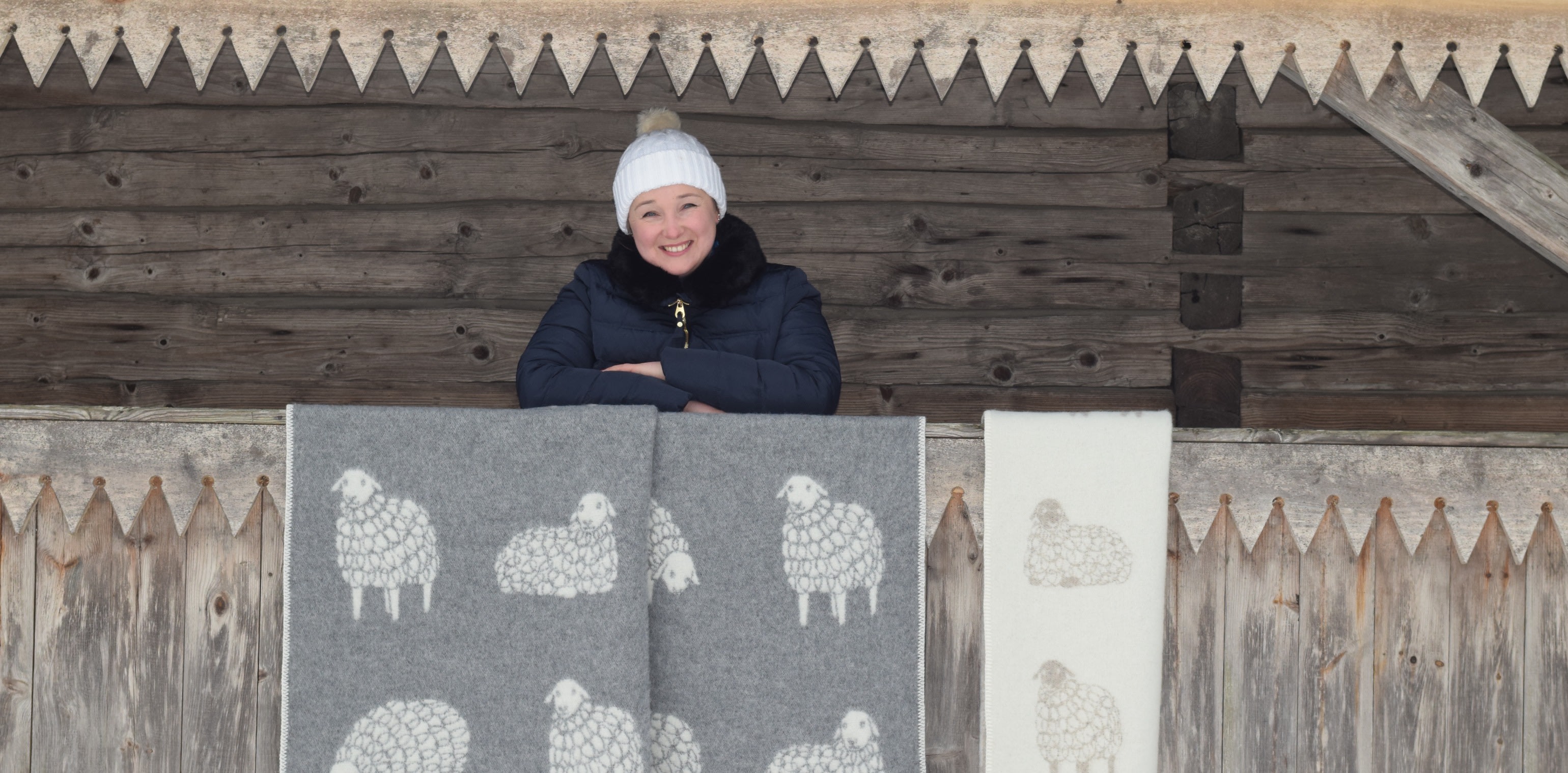 Blue Duck Blanket | J.J.Textile | Wolf & Badger