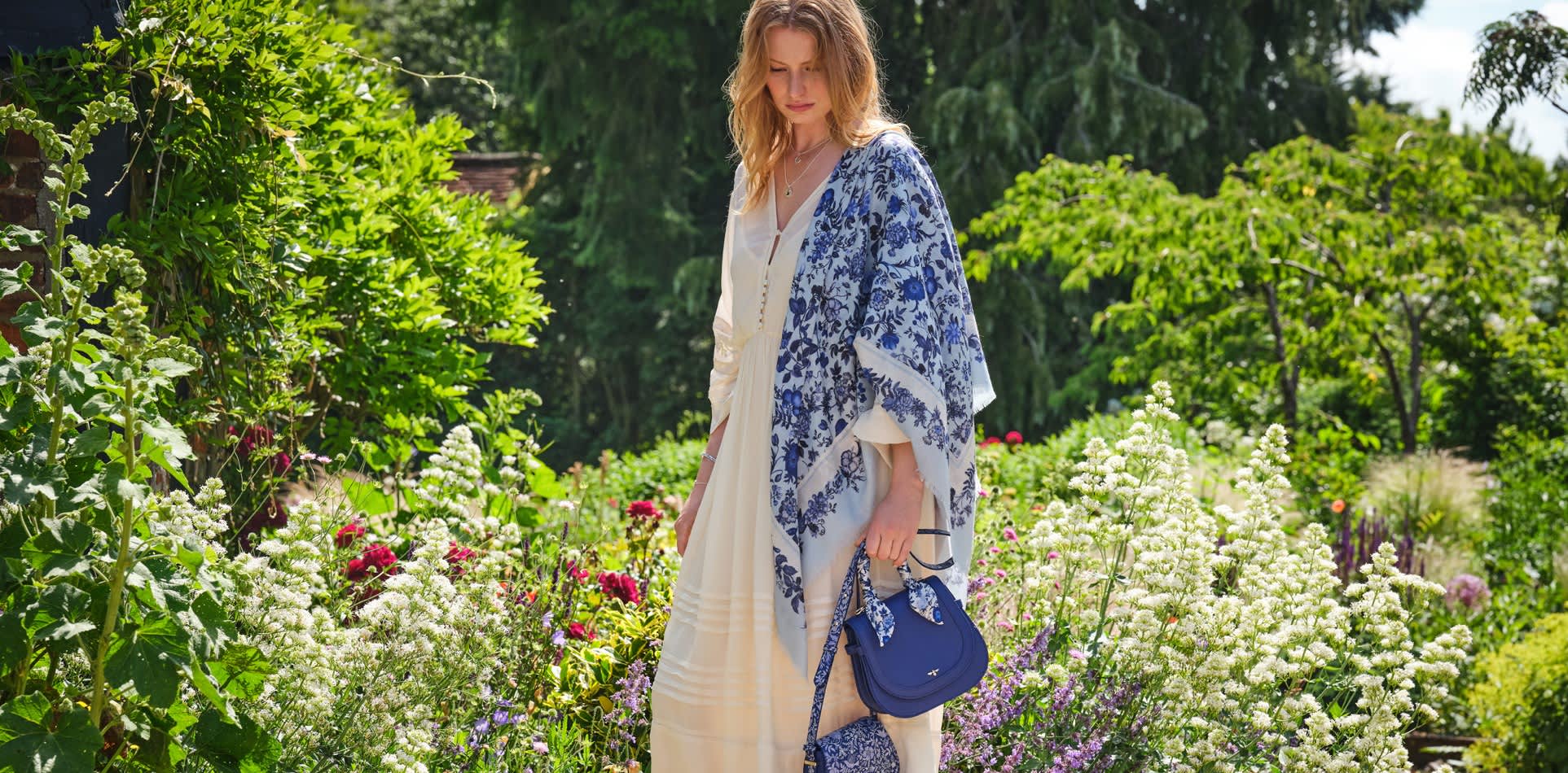 Morning Song Bird Embroidered Mini Tote - Pink | Fable England | Wolf ...