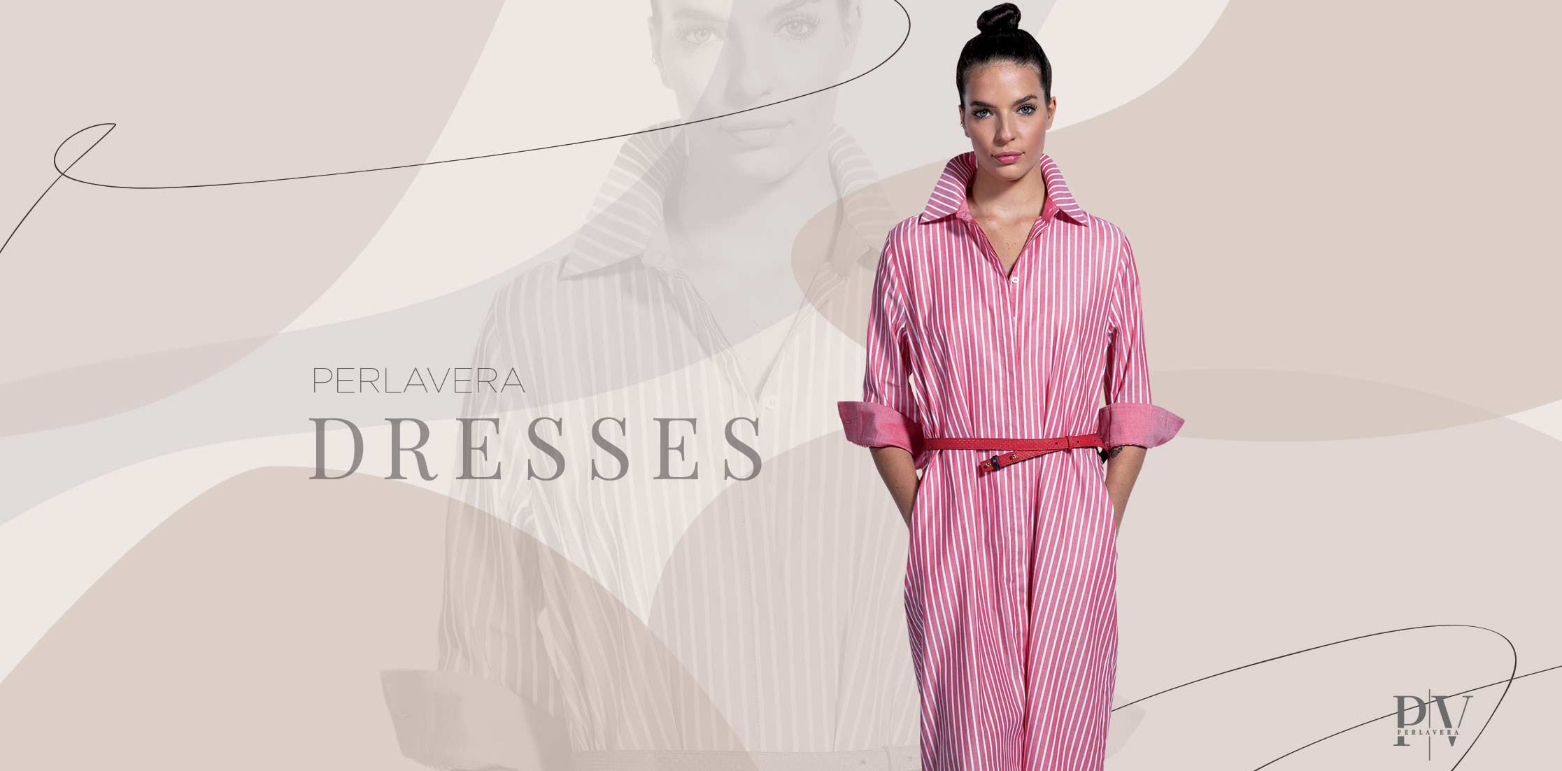 Norma -Aloha Slim Fitt Mini | Dress | Perlavera | Wolf & Badger