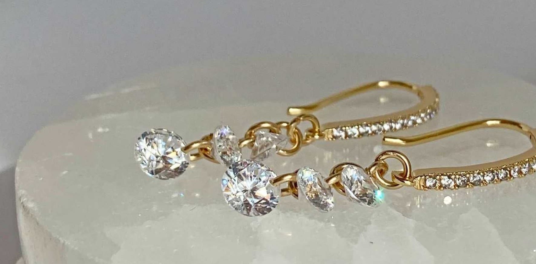 Stardust Solid Gold Cuff | Lily Flo Jewellery | Wolf & Badger