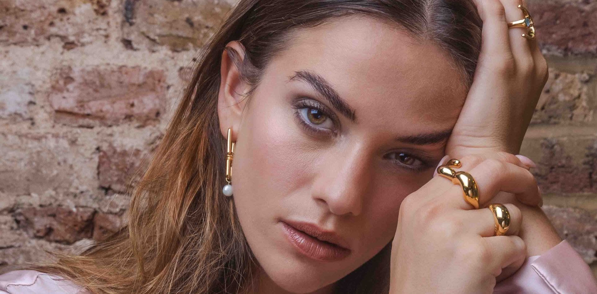 Sterling Silver Twisted Hoop | Neola Design | Wolf & Badger