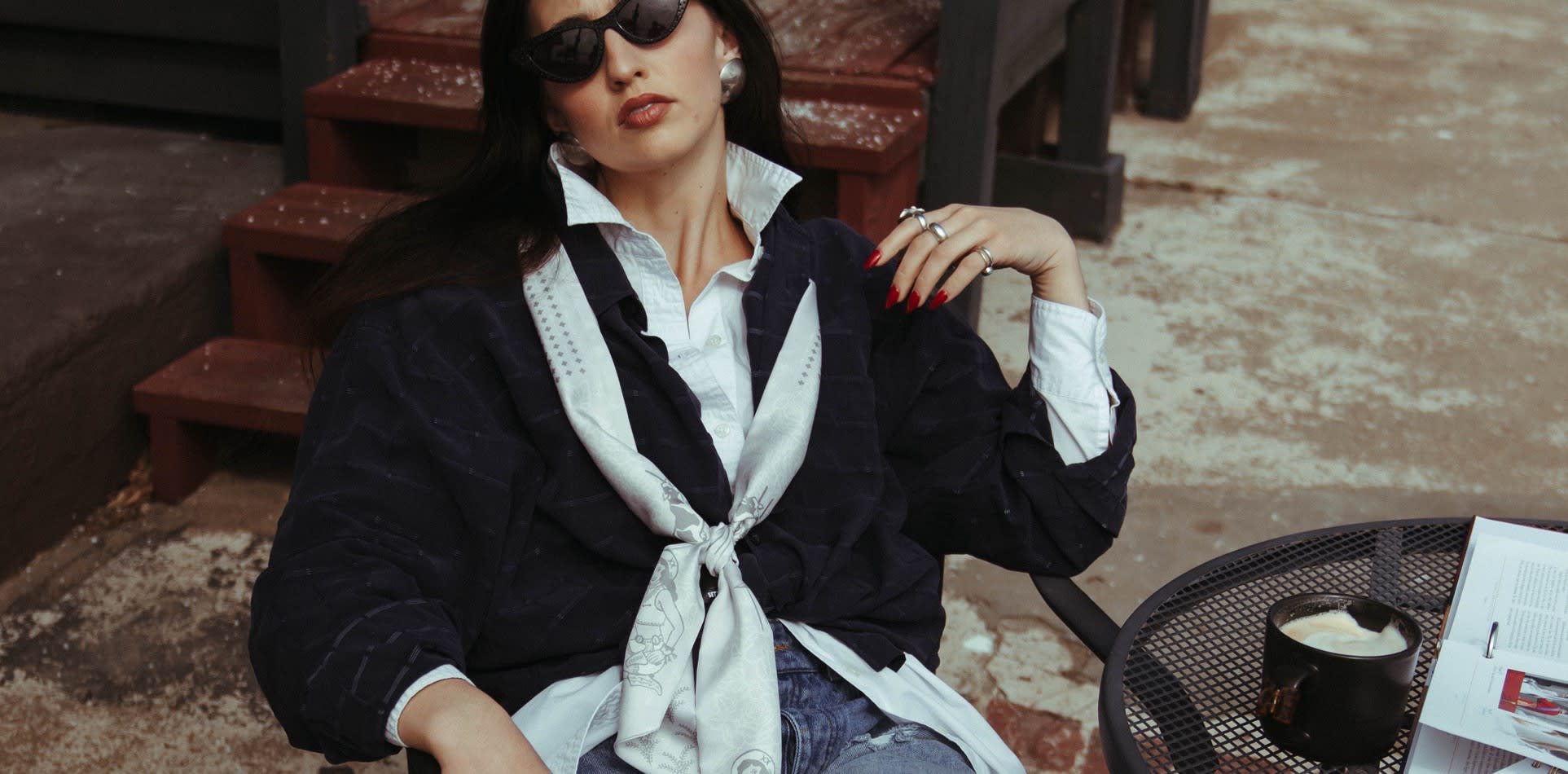 Rococo Bandana In Vintage | At Home With Ray | Wolf & Badger