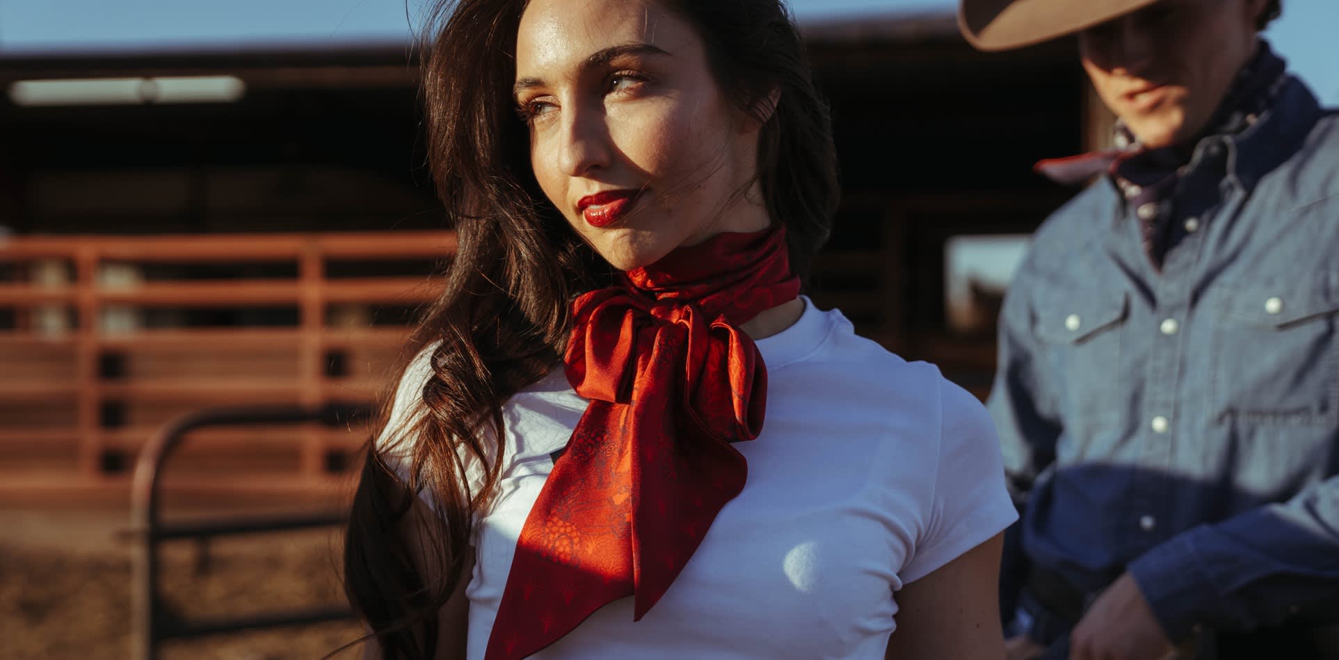Rococo Bandana In Vintage | At Home With Ray | Wolf & Badger
