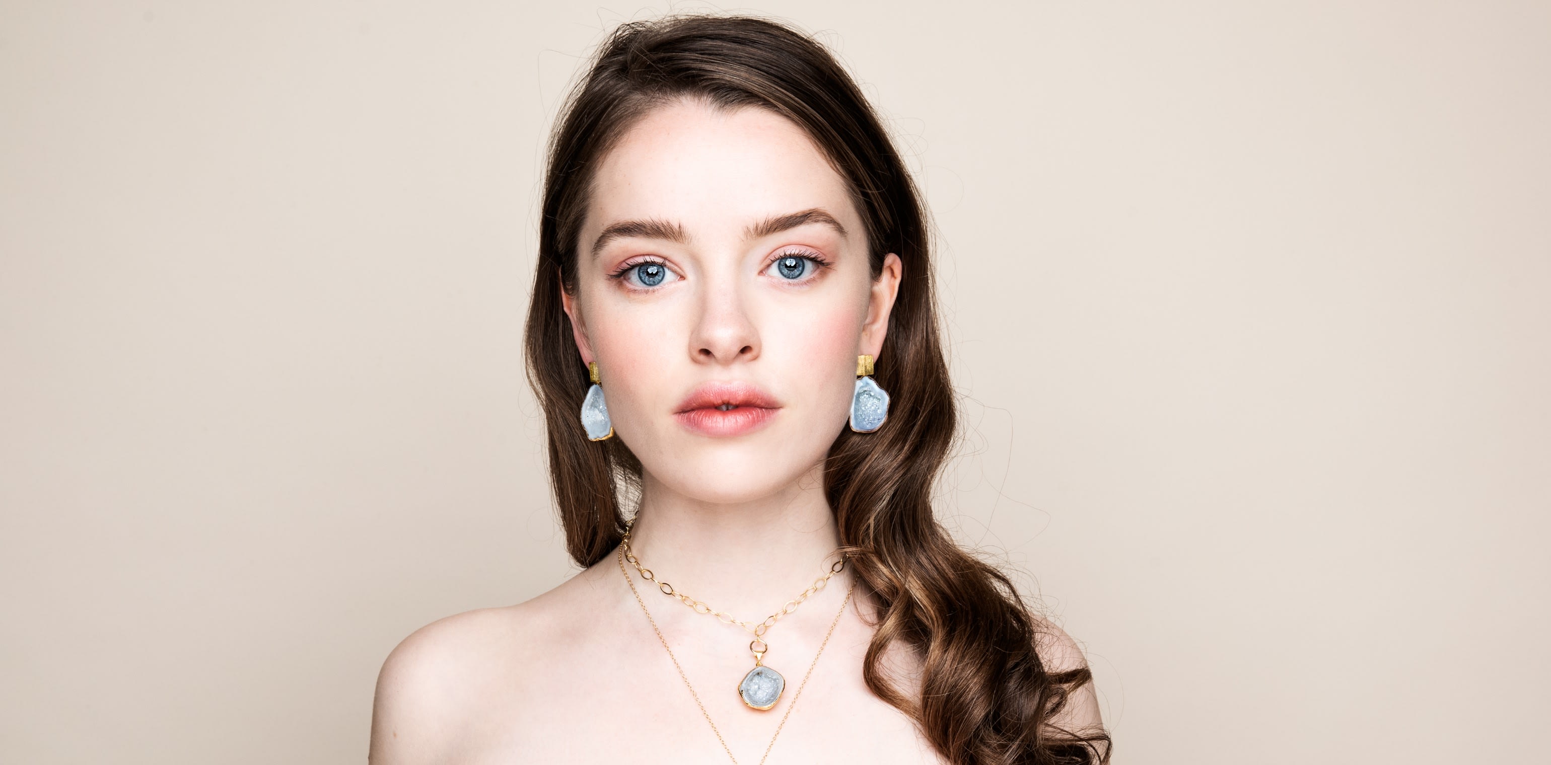 Lagoon Green Necklace | Magpie Rose | Wolf & Badger