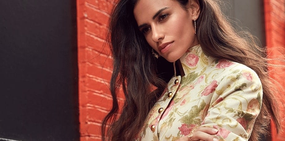 Iconic Romantic Silk Indo Western Evening Gown | Monique Singh | Wolf ...