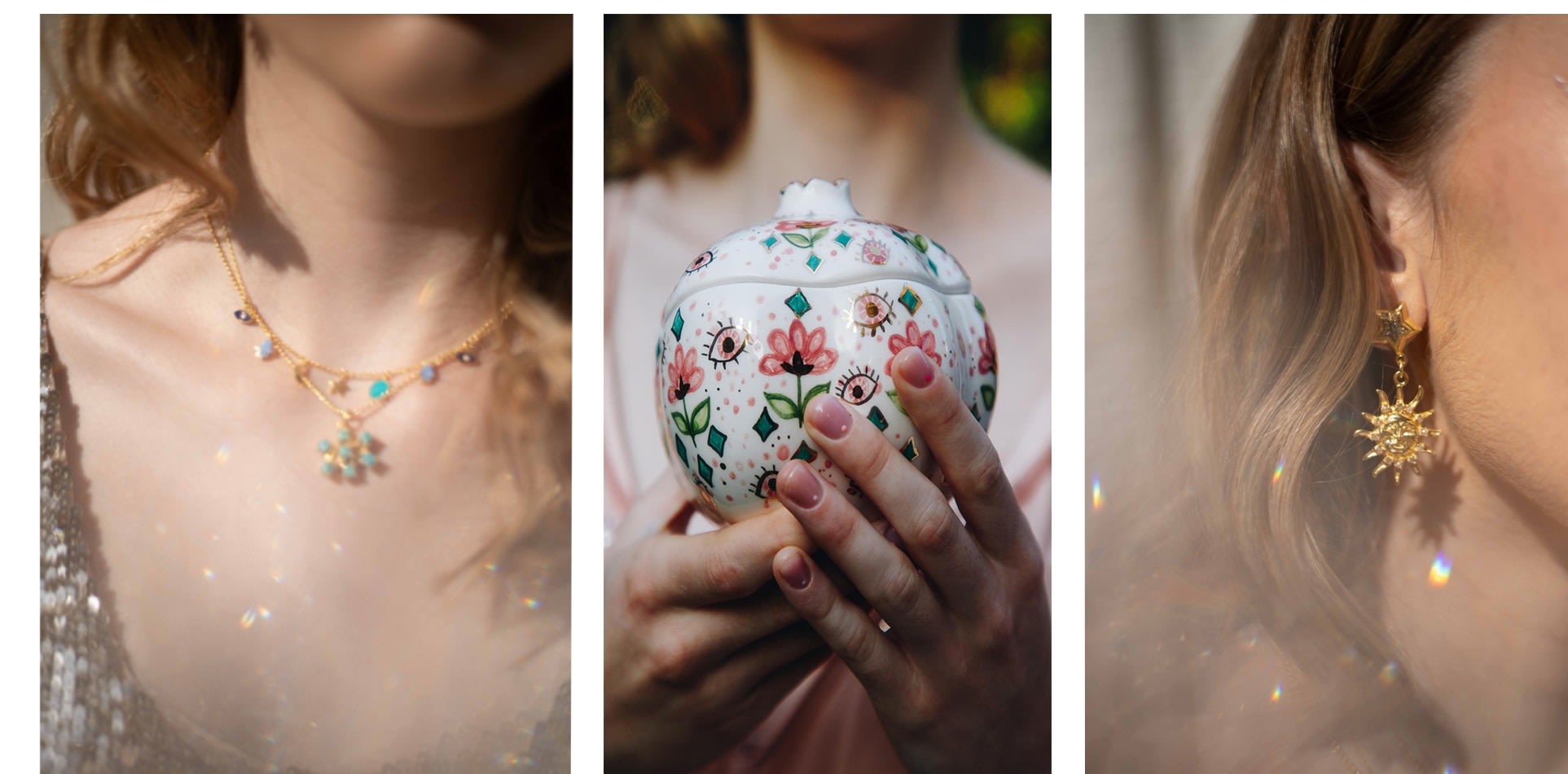 Flower Power | 14 Cm Pink & Turquoise Plate | Wall DèCor | Sherie ...