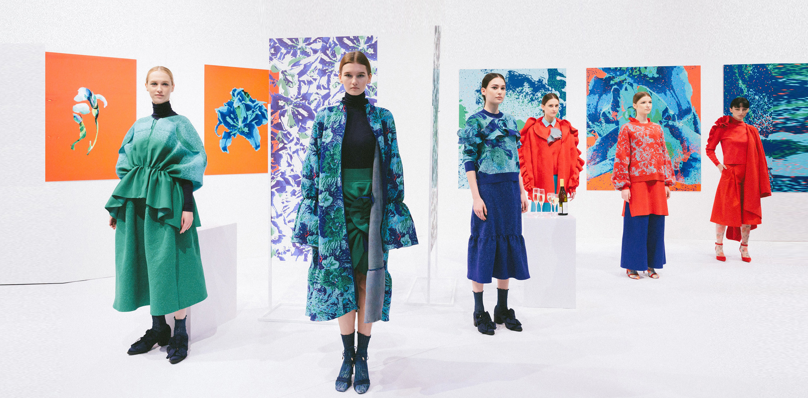 Be Blossom Flared Maxi Knitted Skirt | ARTO. | Wolf & Badger