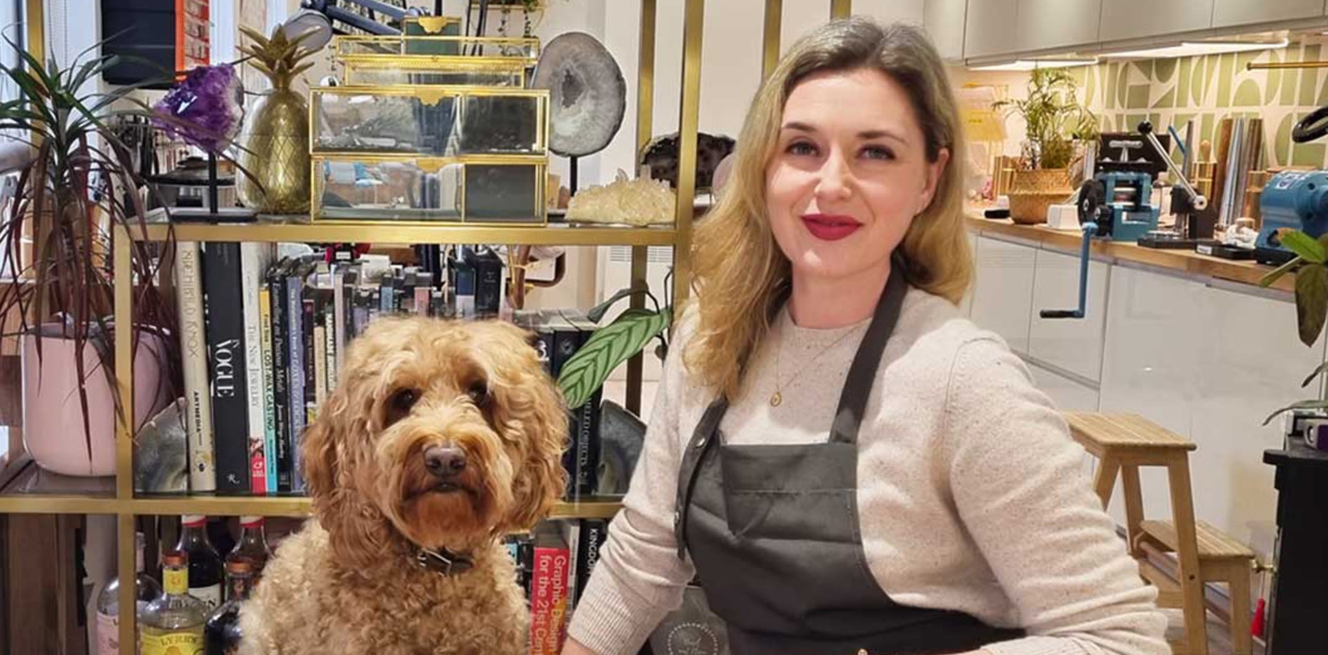 Dragonfly Lapel Pin - Gold | Lee Renee | Wolf & Badger