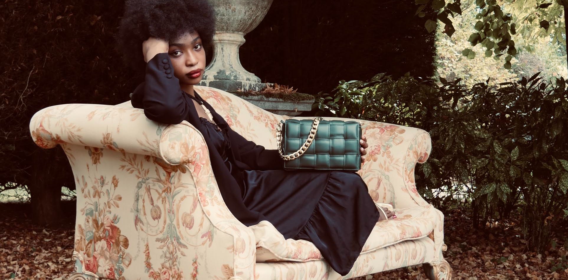 The Bloxsome Black Leather Crossbody Bag | Apatchy London | Wolf & Badger