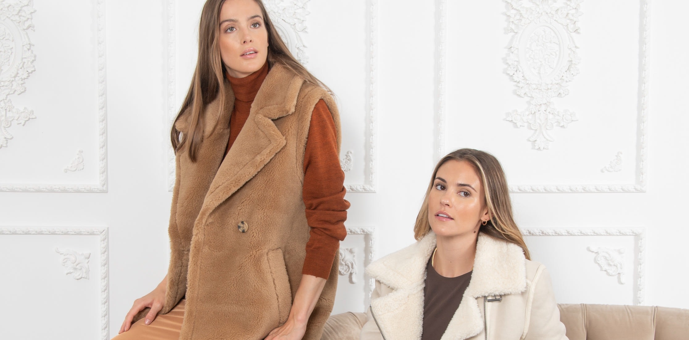 Loretta Longline Luxe Faux Fur Coat Leopard | ISSY LONDON | Wolf & Badger