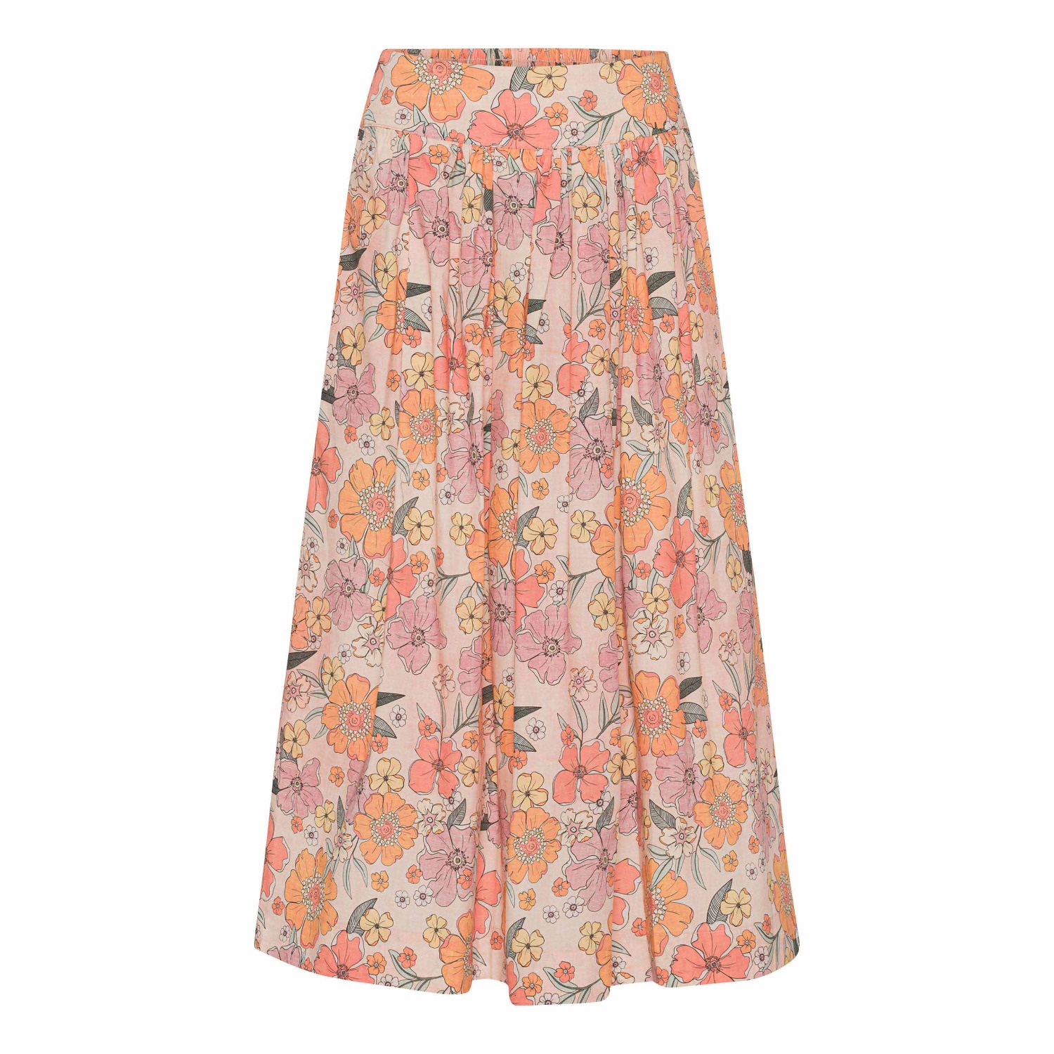 Grobund Mette Skirt - Multicolor | GROBUND | Wolf & Badger